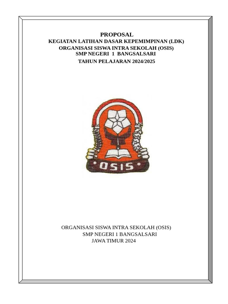 Proposal Osis | PDF