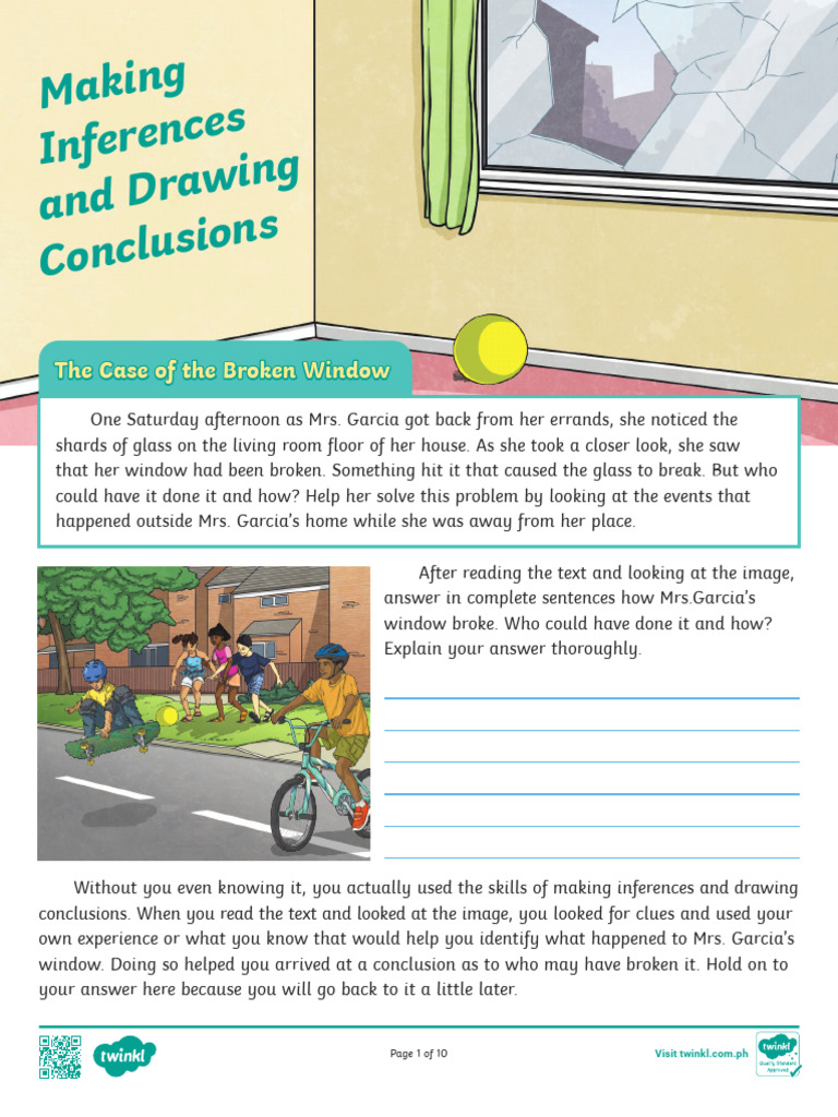 T 1678351987 Making Inferences and Drawing Conclusions - Ver - 2 | PDF