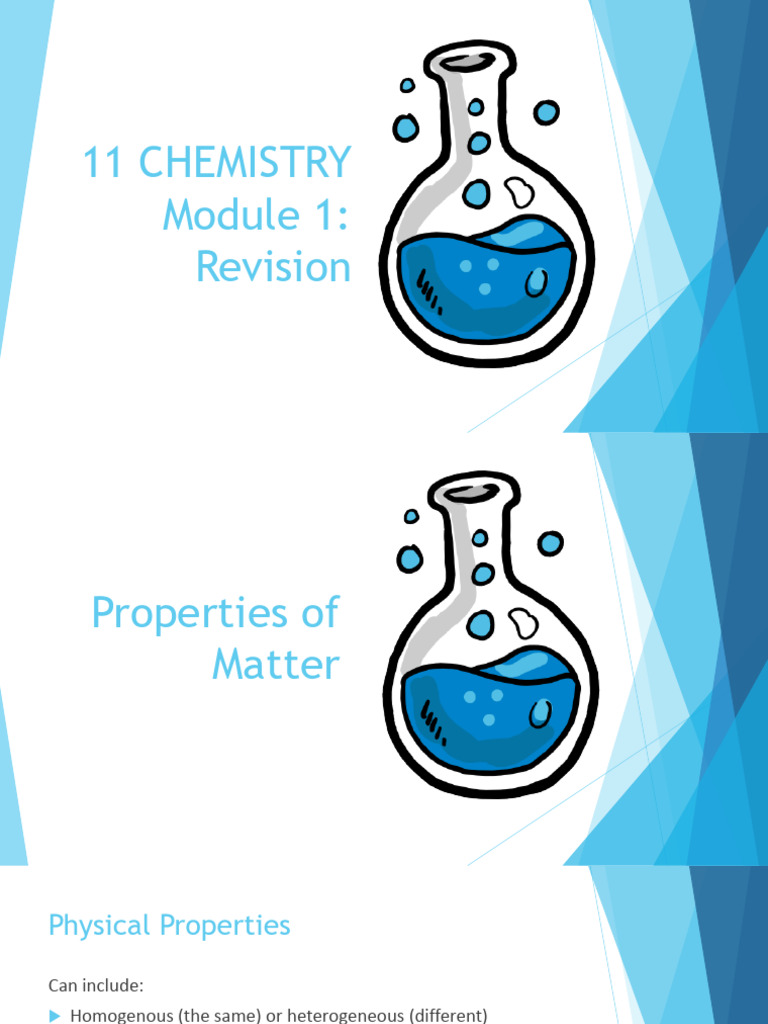 Stage 6 Chemistry Module 1 Revision Notes | PDF