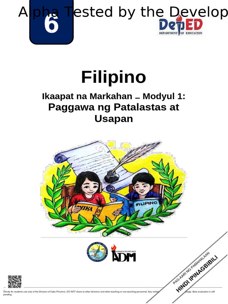 Filipino 6 Q4 Modyul 1 | PDF