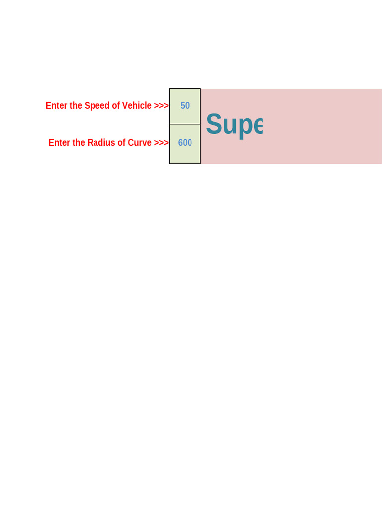 Superelevation | PDF