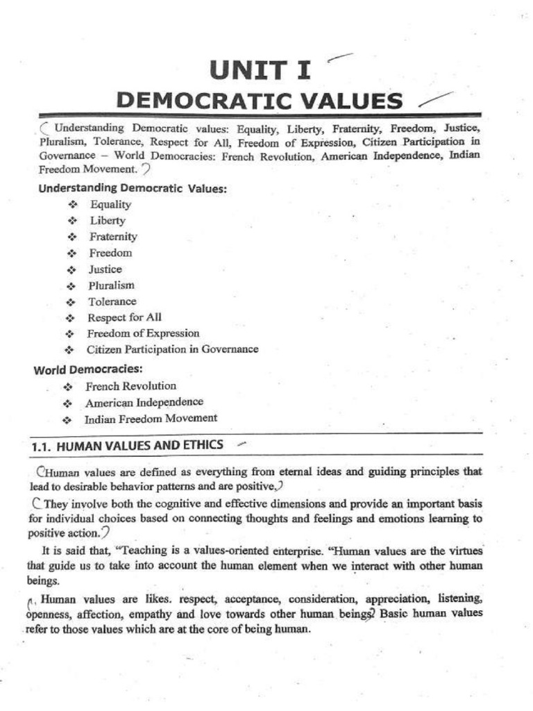 Human Values and Ethics (GE 3791) Full Book-1 | PDF