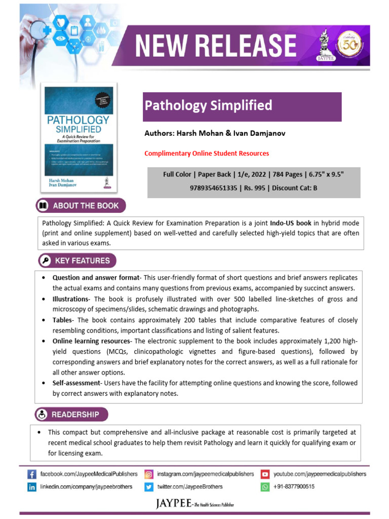 Harsh Mohan Pathology Simplified PDF Free | PDF