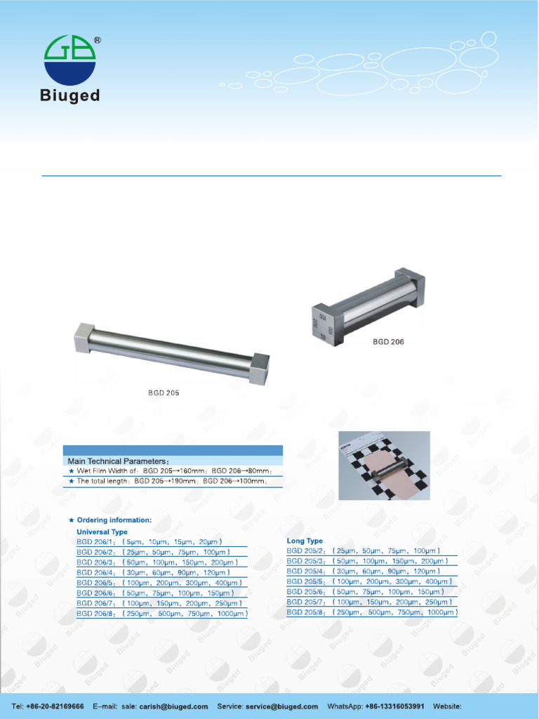 Biuged Brand Four-Sided Applicator BGD 205-3 | PDF