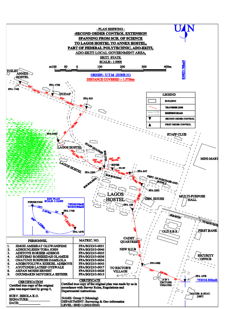 Group 5 Geodetic Control Extension Plan-Model | PDF
