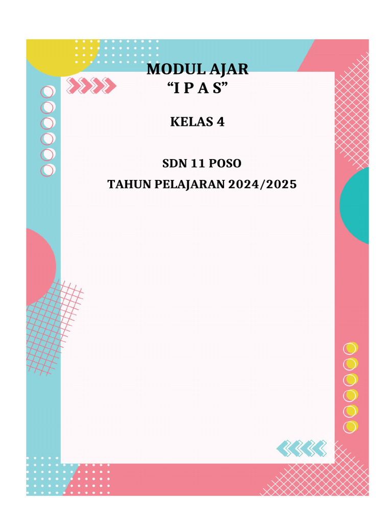 Modul-Ajar-Ipas-Kelas-4 Irna | PDF