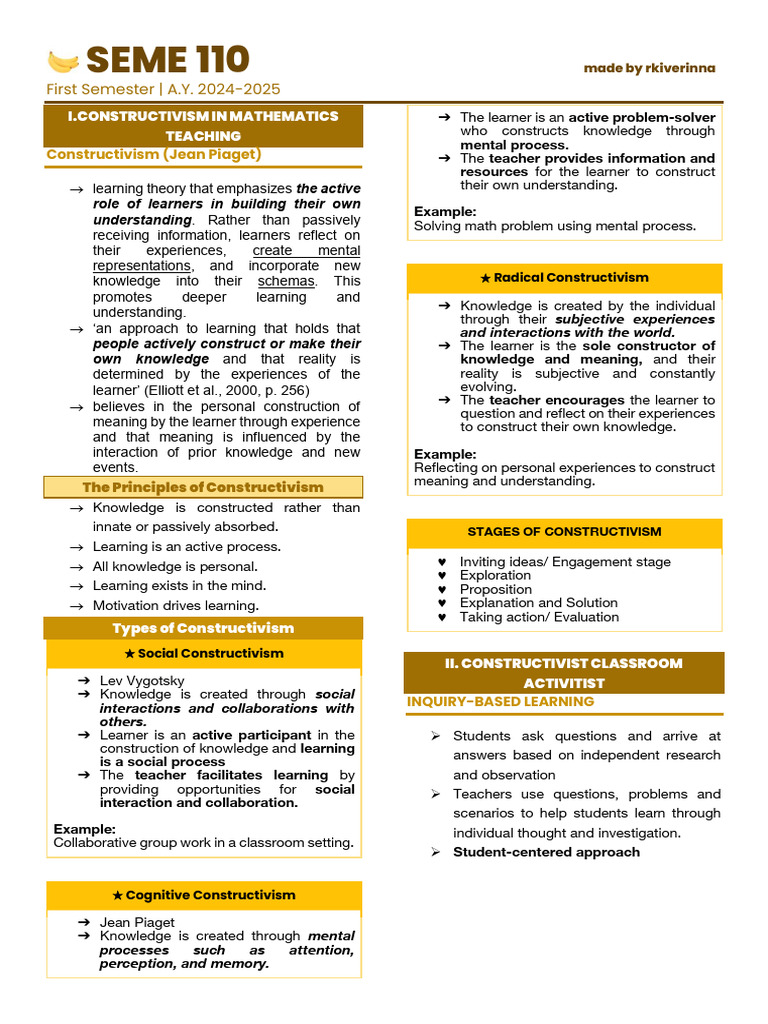 Seme 110 Notes | PDF