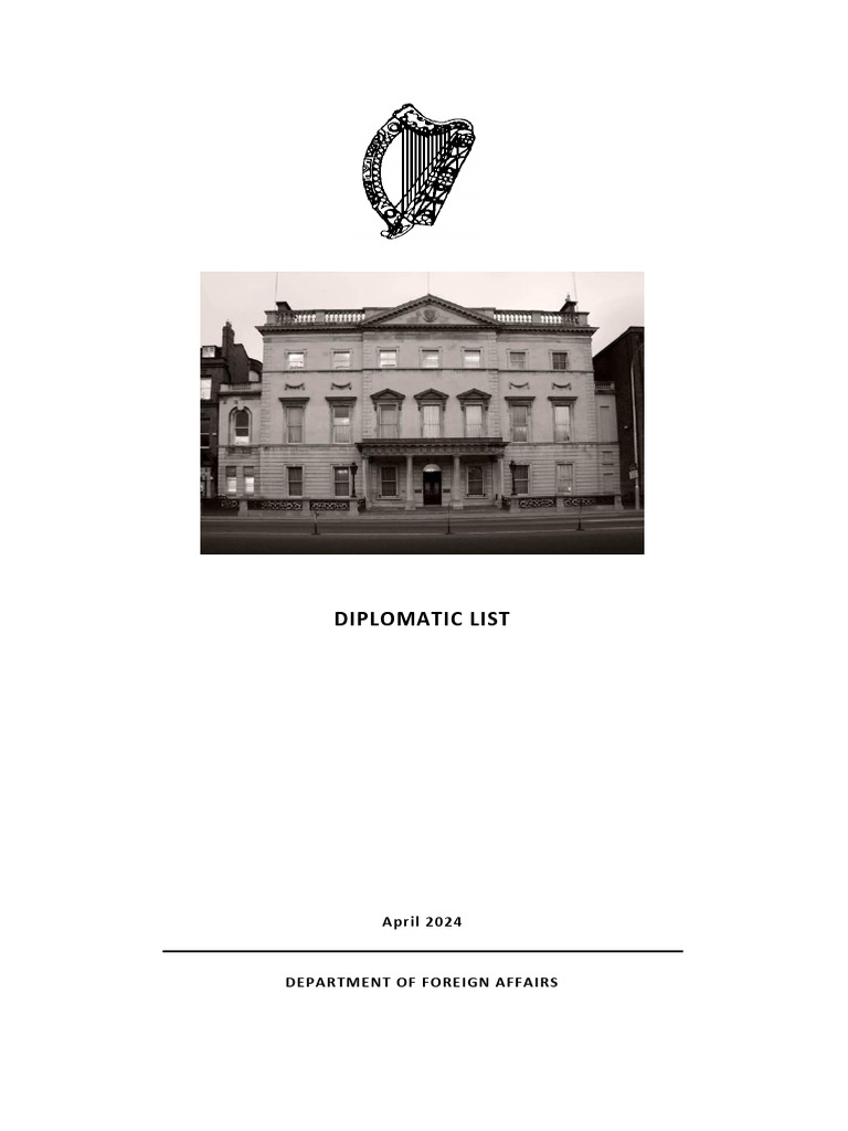Diplomatic List April 2024 | PDF