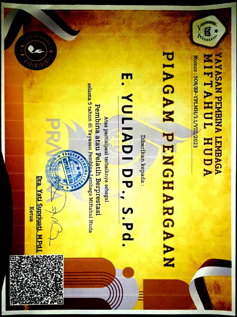 Piagam Pramuka | PDF