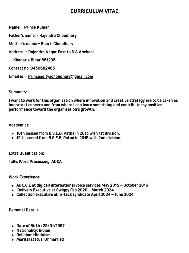 Prince Resume - Docx - 20241006 - 214820 - 0000 | PDF