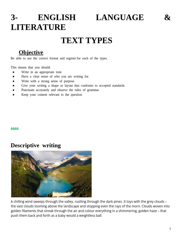 Onscreen Text Types | PDF