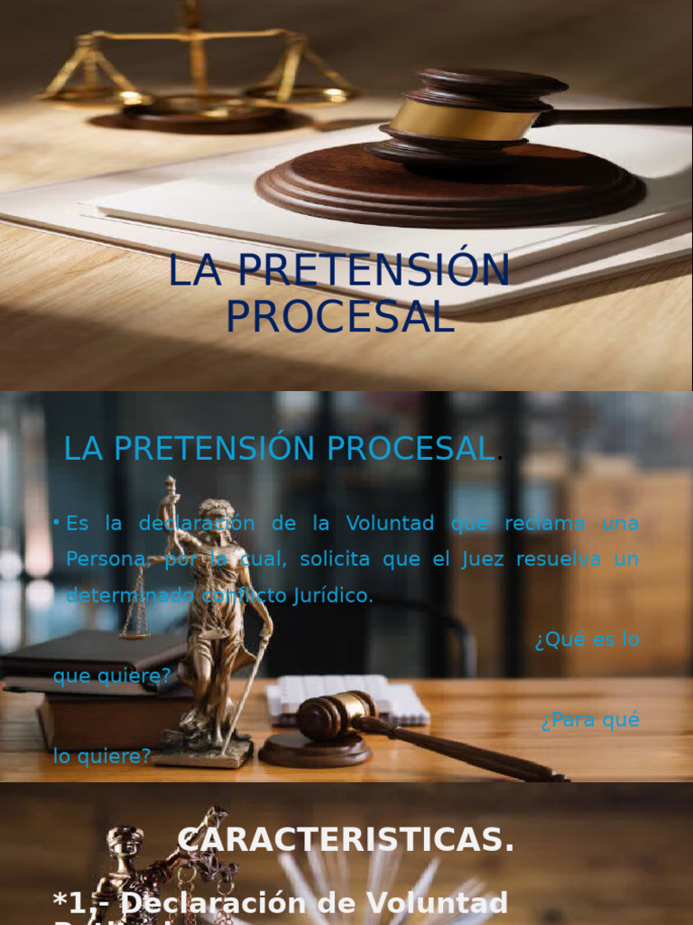 La Pretensión Procesal | PDF