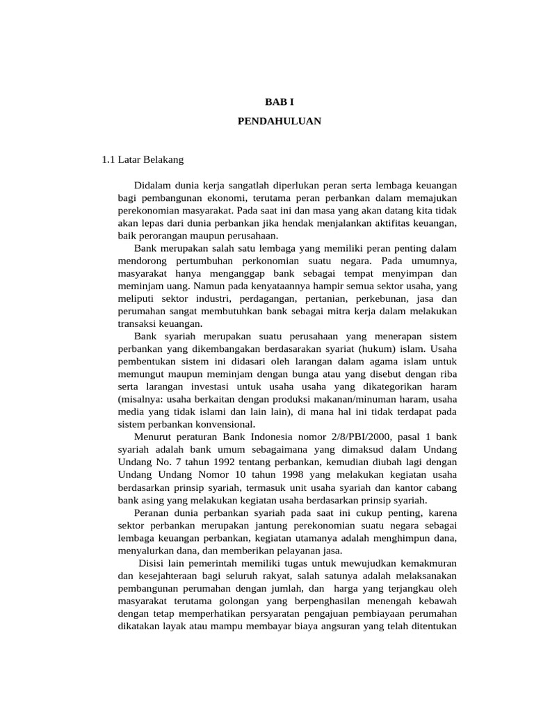 BAB I Laporan KP | PDF