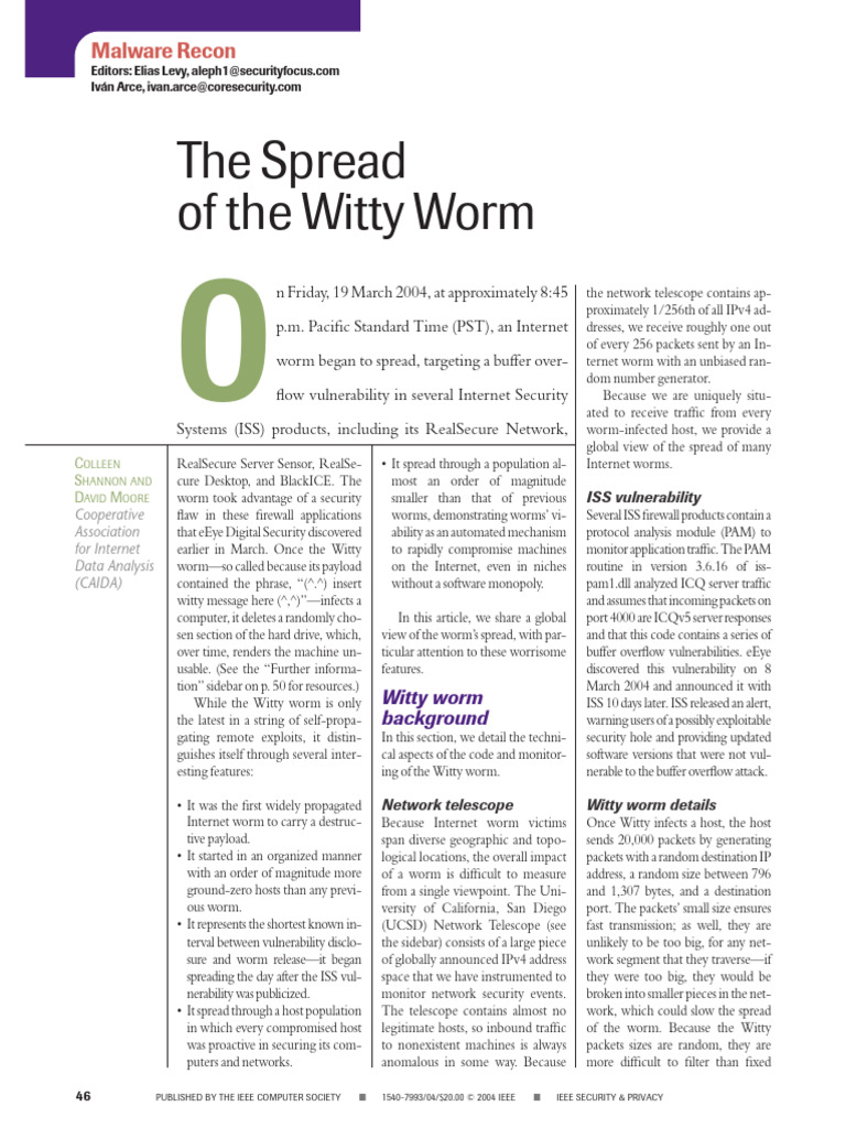 The_spread_of_the_Witty_worm | PDF