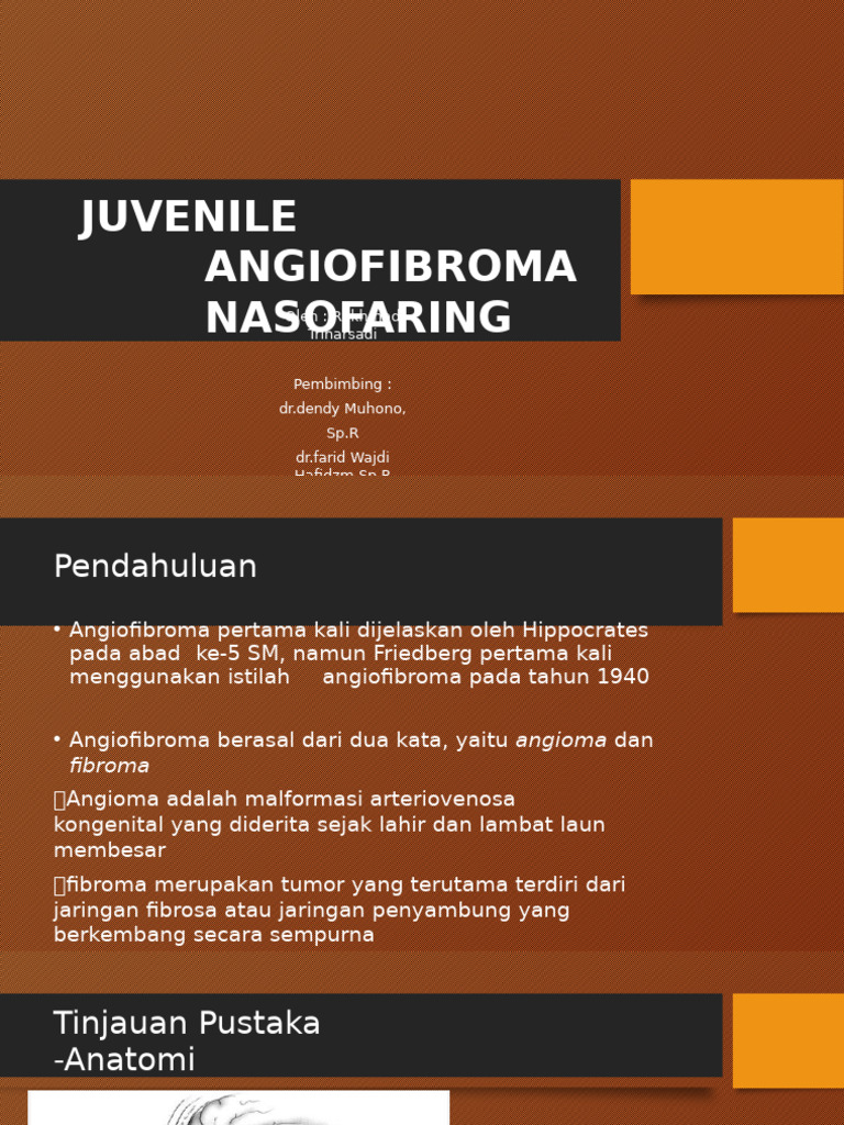Juvenile Angiofibroma Nasofaring | PDF