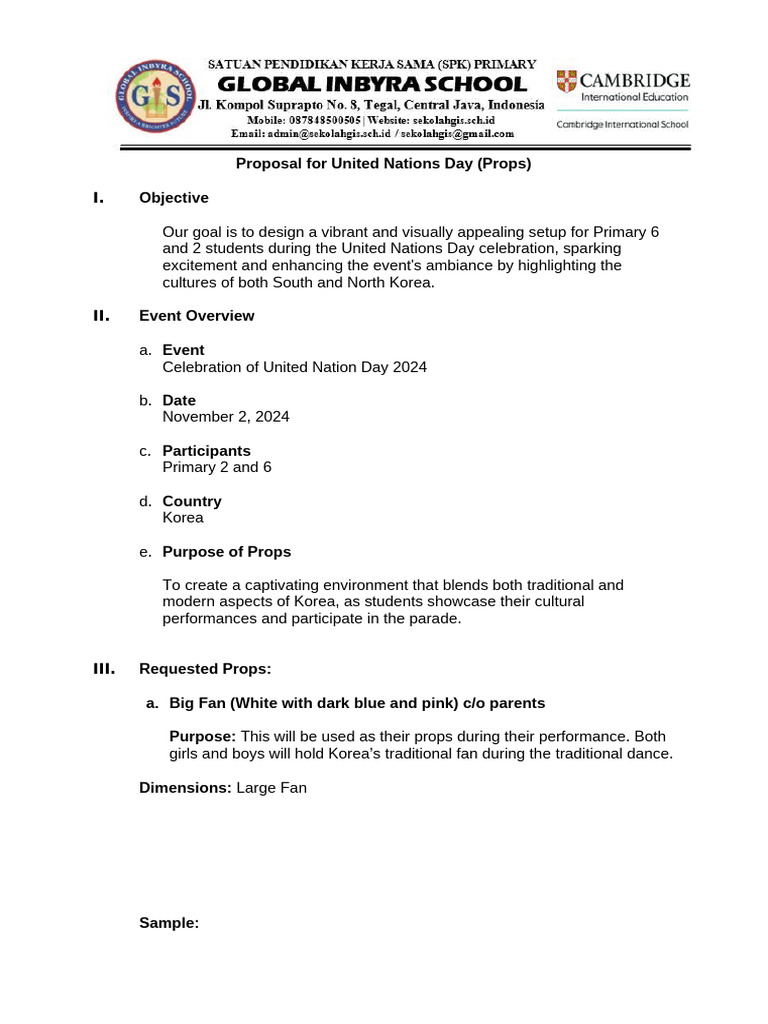 Un Proposal Korea | PDF