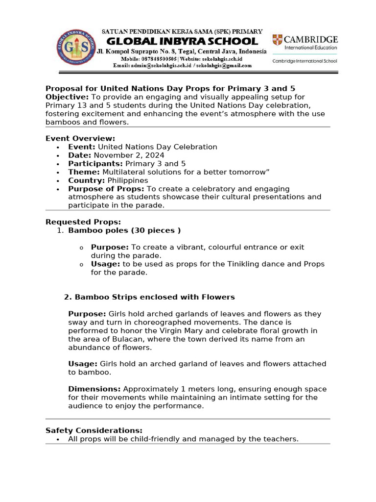 Un Proposal Philippines | PDF
