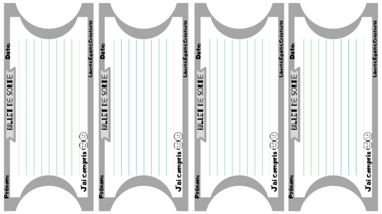 Billet de Sortie | PDF