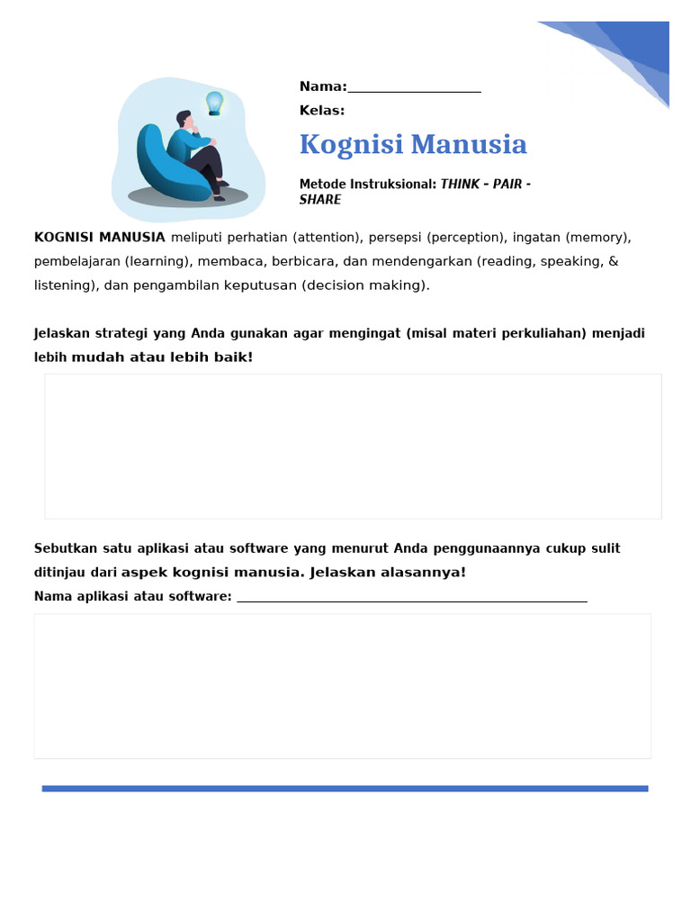 Lembar Kerja Kognisi 2 | PDF