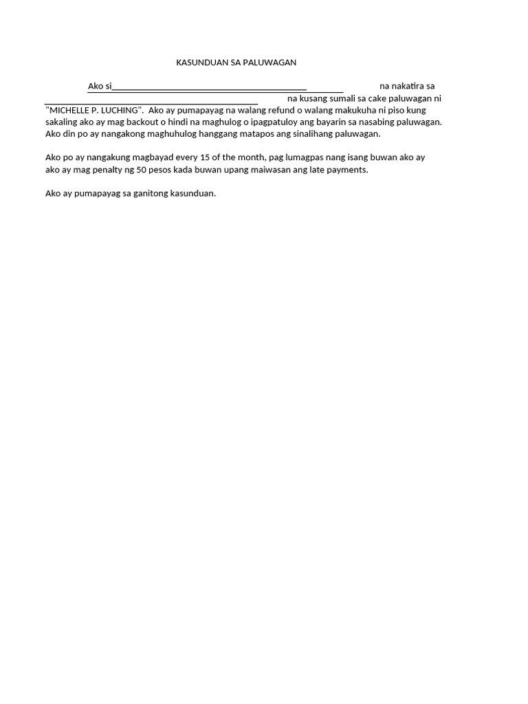 Paluwagan Pdf