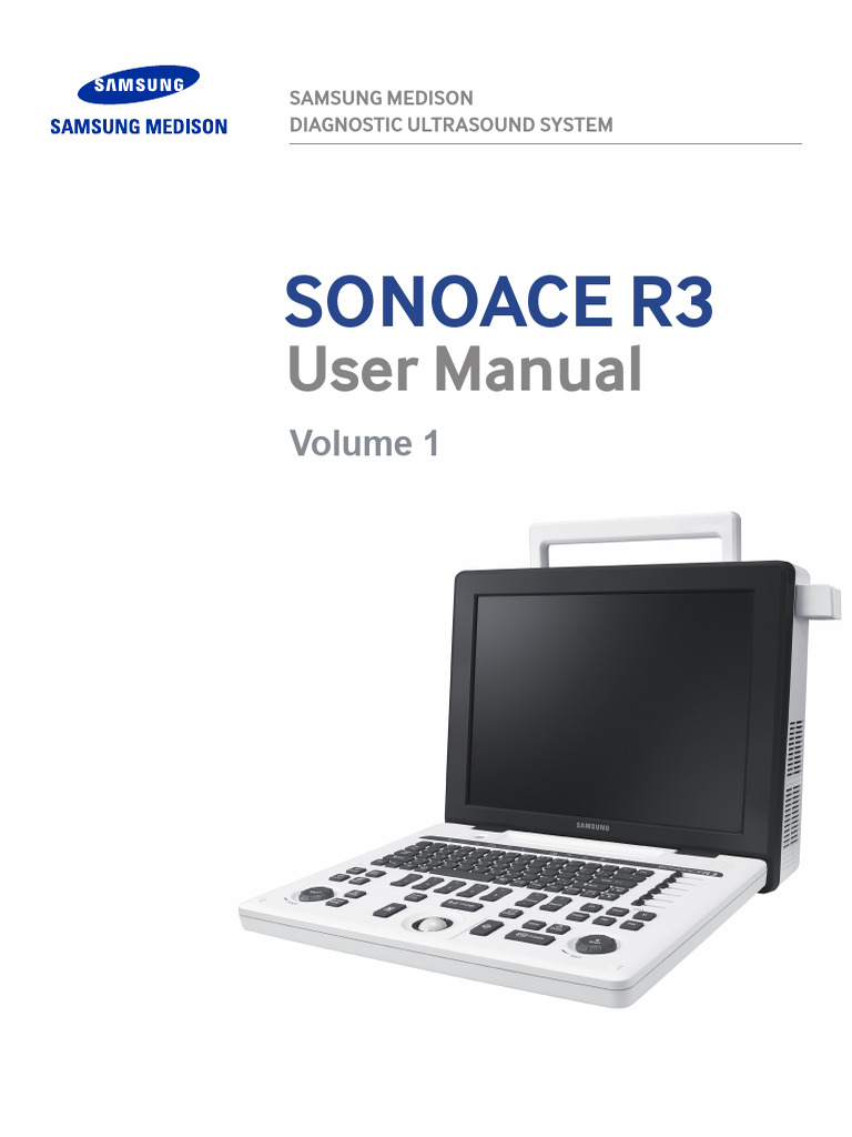 SonoAce R3 v2.01.03 UM E | PDF
