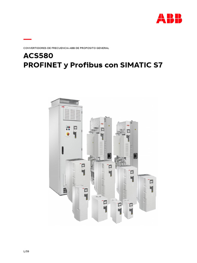 ACS580 PROFINET y Profibus con SIMATIC S7 v1 | PDF