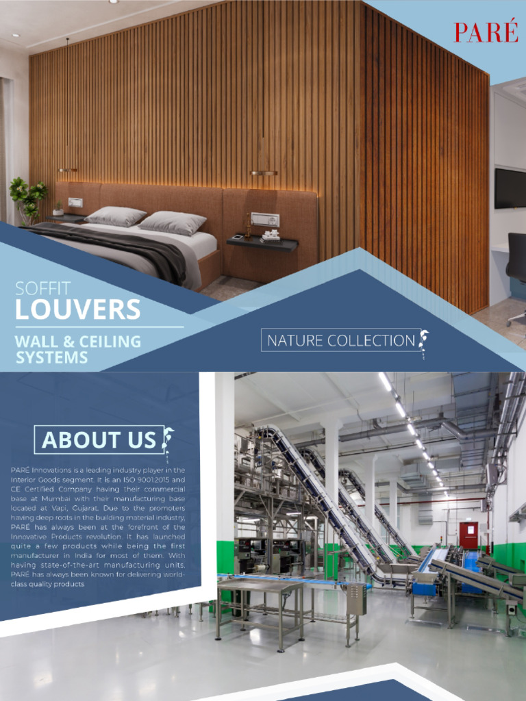 PARÉ Soffit Louver - Wall and Ceiling Systems-2 | PDF