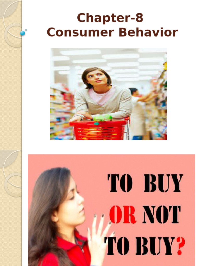 Chapter 8- Consumer Behavior | PDF