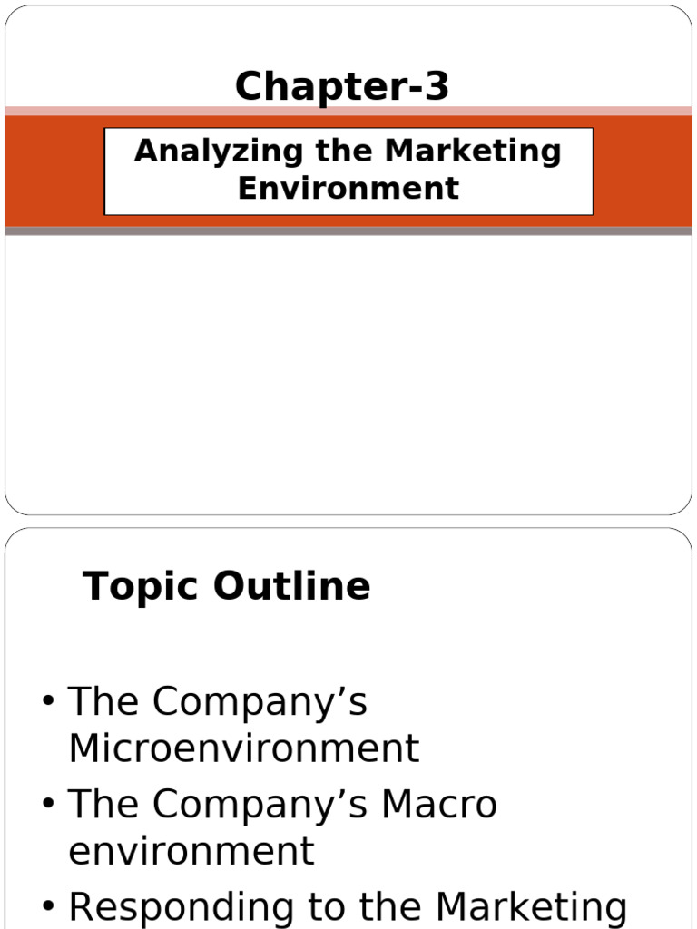 Chapter 3- Marketing Environment | PDF