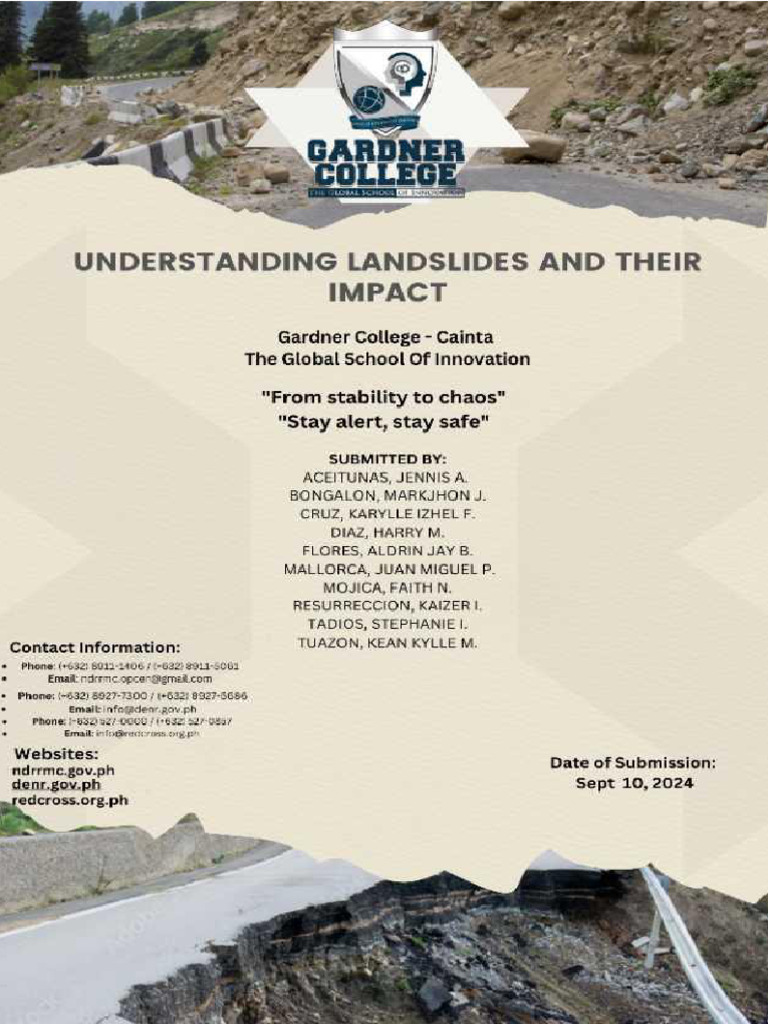 Landslide Concept Paper | PDF