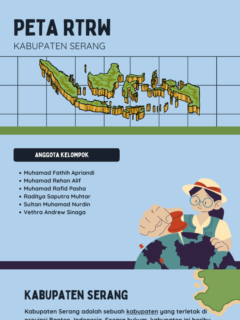 Peta RTRW Kabupaten Serang Kelompok 2 | PDF