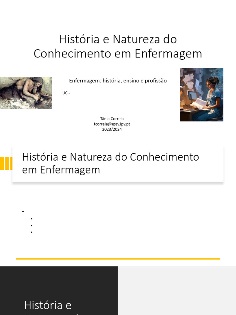1 Enfermagem história ensino e profissão etapa instintiva | PDF