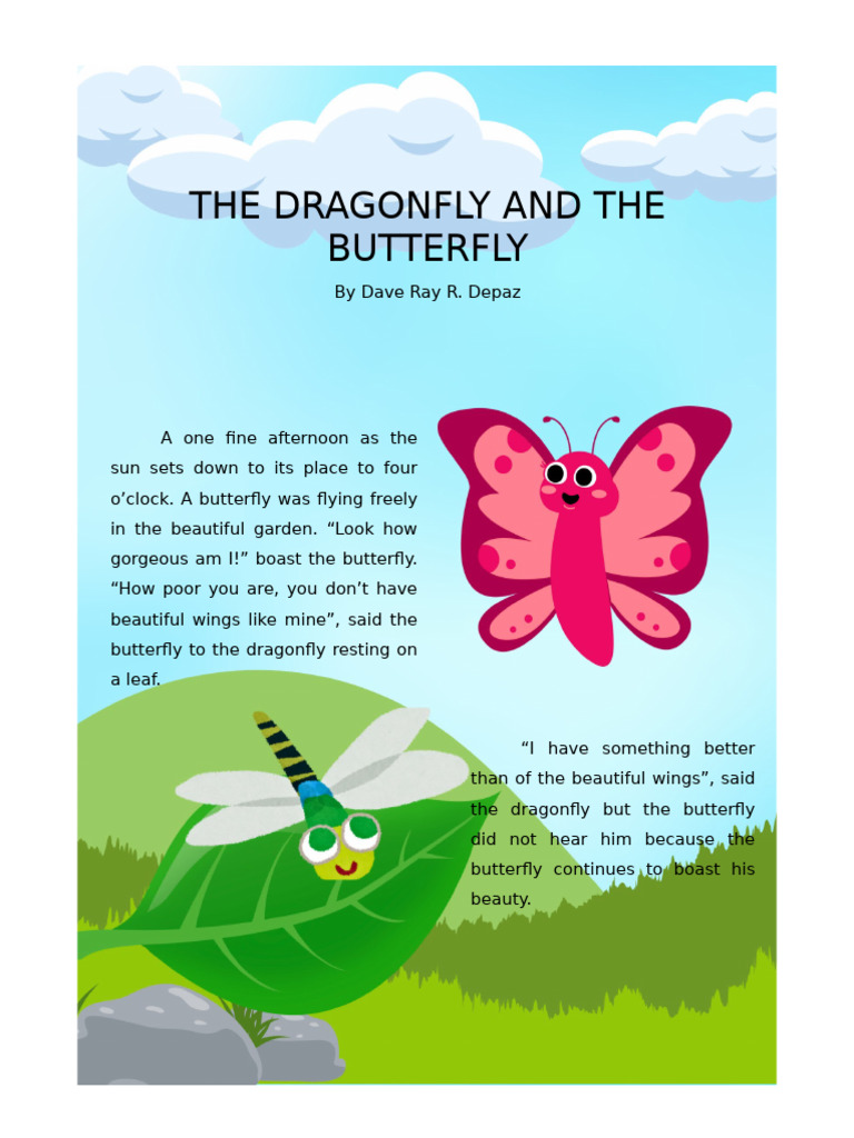 THE BUTTERFLY AND THE DRAGONFLY | PDF