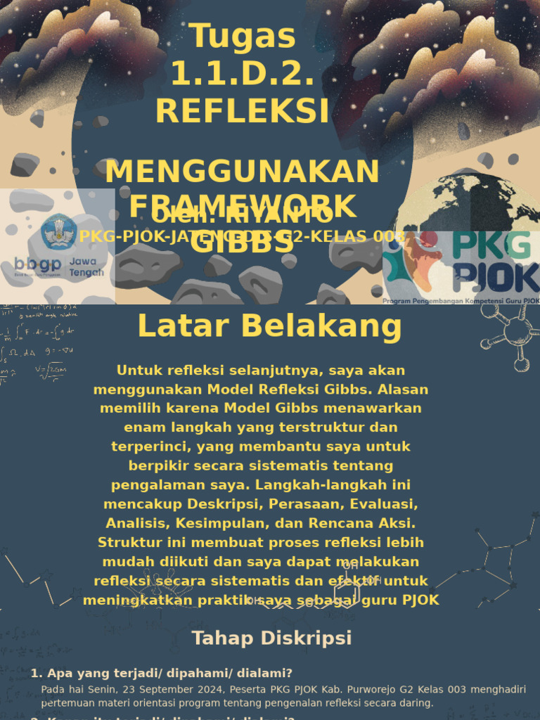 Tugas 1.1.D.2. Refleksi - Framework Dan Model-Model Refleksi - RIYANTO ...