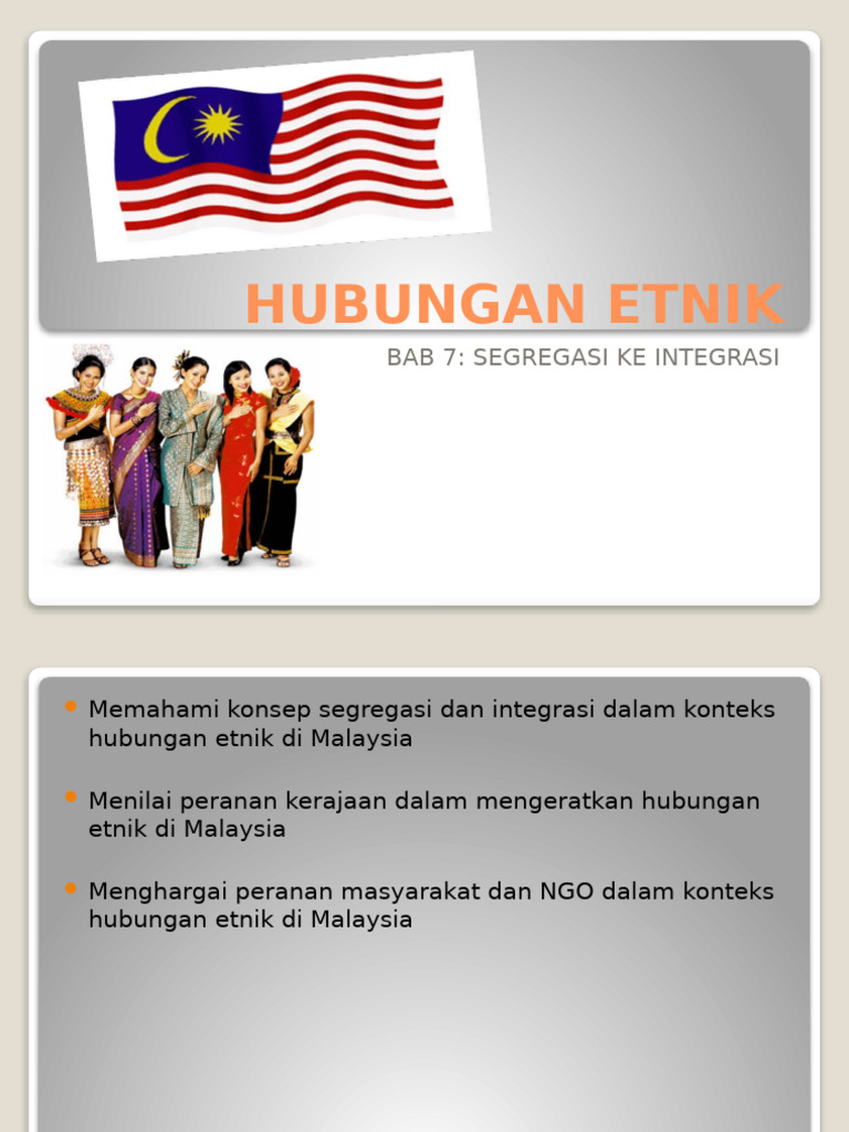 Bab 7 Segregasi Integrasi | PDF