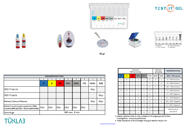 Tg102 Test-It Gel Abo 2d Reverse Implemantation Image | PDF