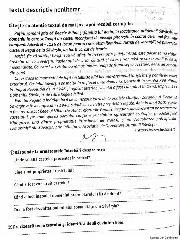 FL - V - Text Desc. + Explicativ Nonlite | PDF