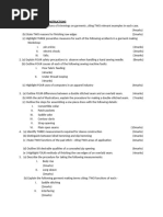 SSCE NECO Garment Making Past Questions and Answers | PDF | Seam ...