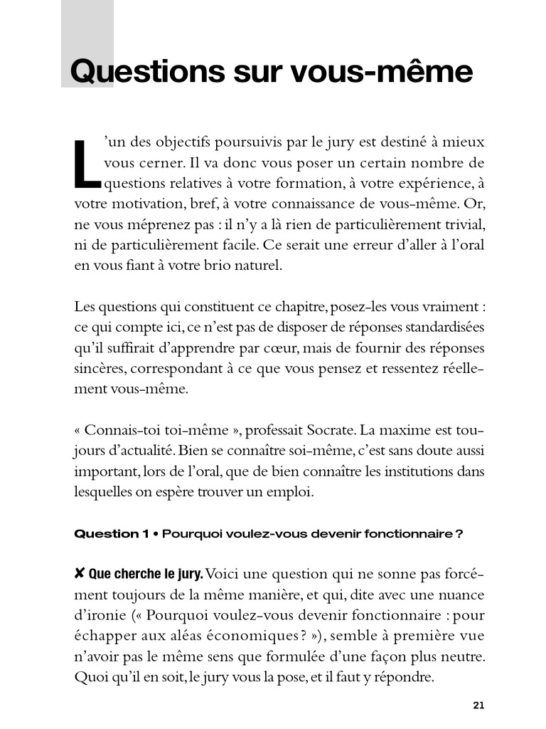 Pages de Les 75 Questions Tome 2 | PDF