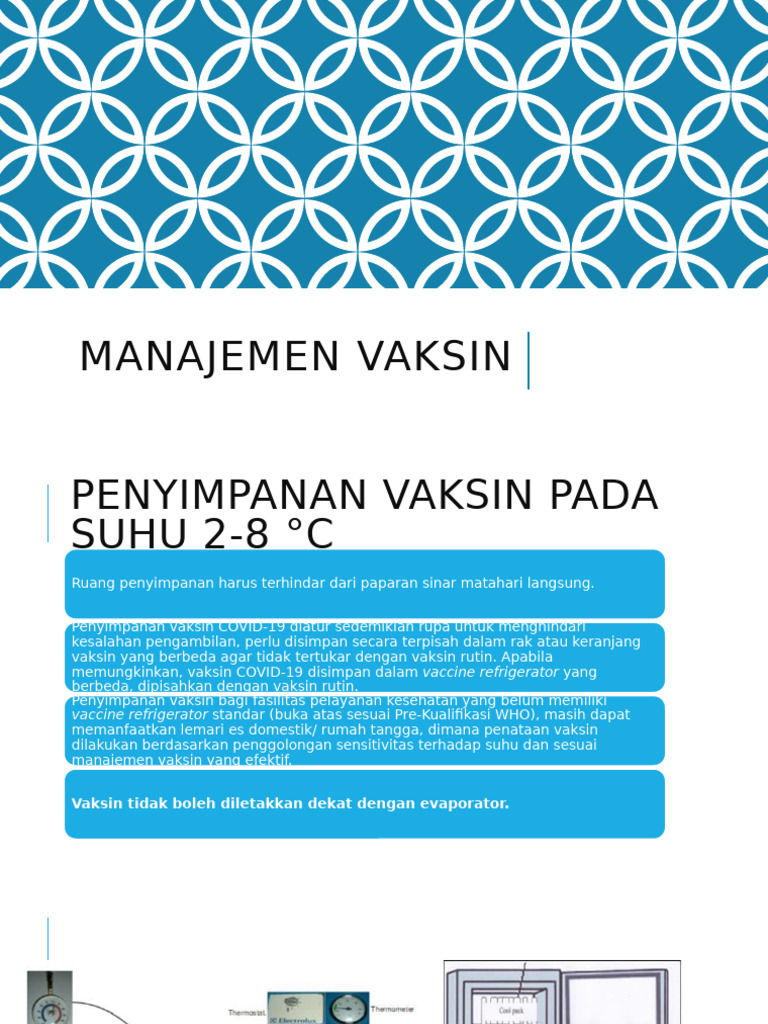 Sop Manajemen Vaksin | PDF