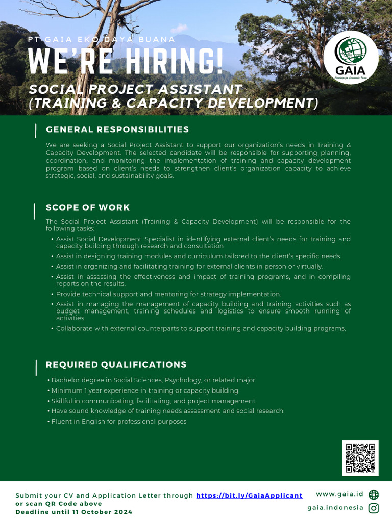 Social-Project-Assistant-Training-Capacity-Development | PDF