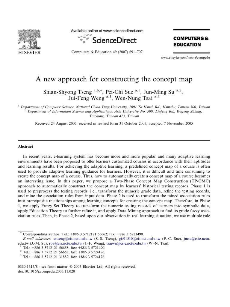 A New Approch Concep Map | PDF