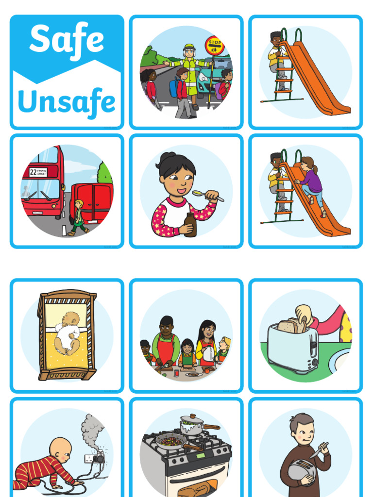 Cfe P 161 Safe or Unsafe Sorting Cards - Ver - 7 | PDF | History ...