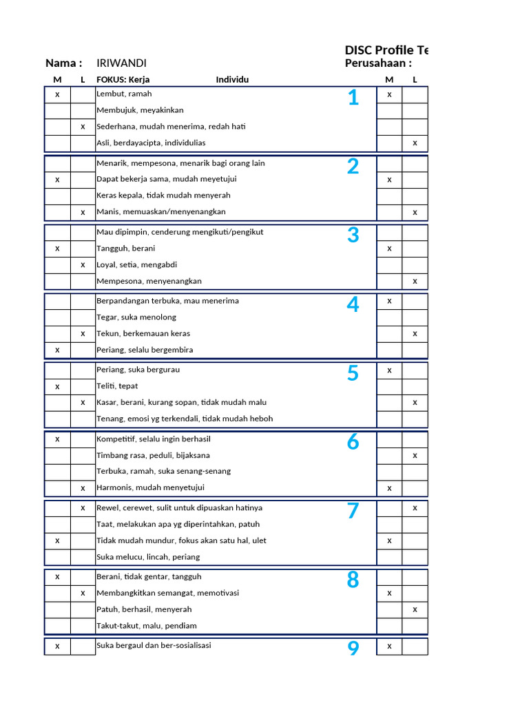 Disc Profile Test | PDF