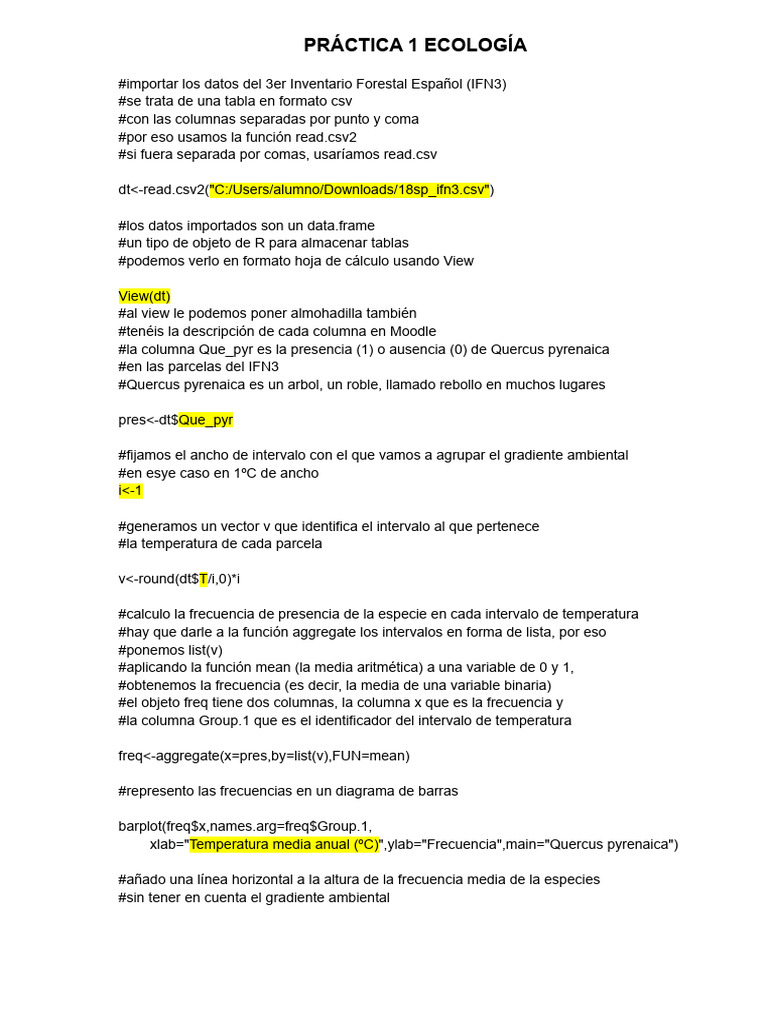 Práctica 1 Eco Script Explicado | PDF