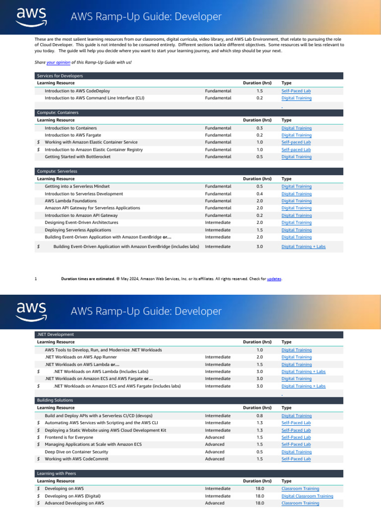 Ramp-Up Guide Developer | PDF