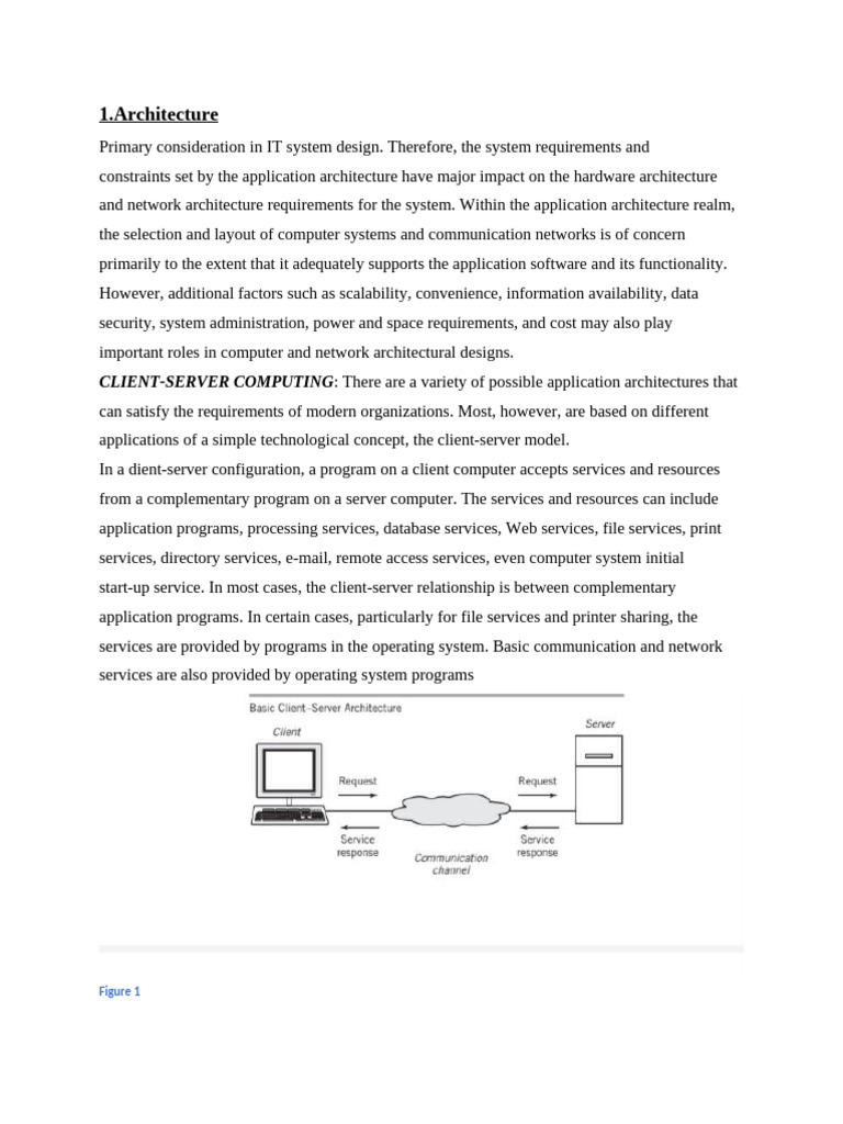 Architecture | PDF | Osi Model | Computer Network