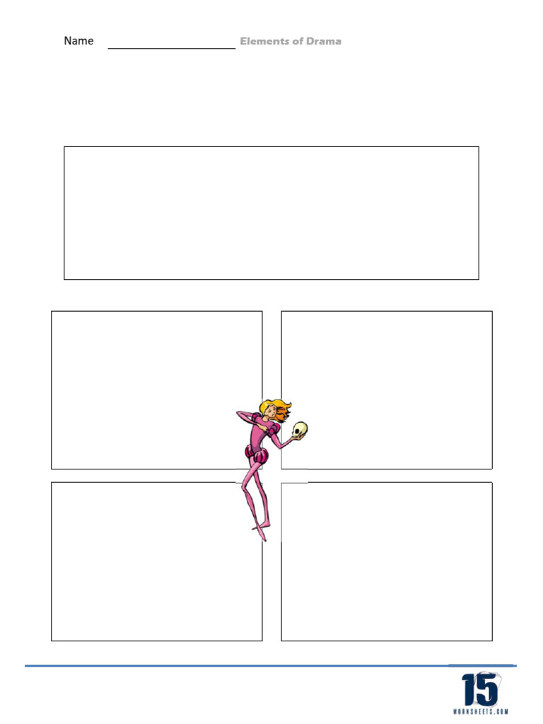 Elements of Drama Worksheet 2 | PDF
