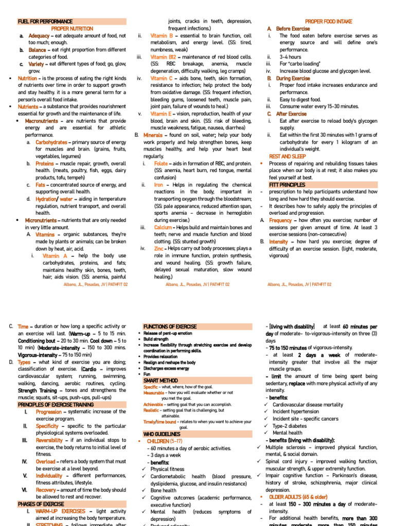 Pathfit Midterms | PDF