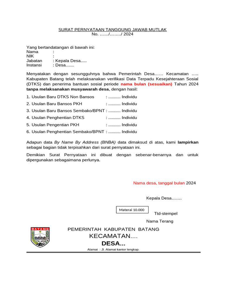 SPTJM DTKS 2024 | PDF